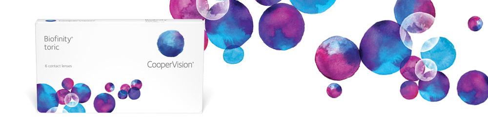 Lentes de contacto tóricas de uso prolongado Biofinity para astigmatismo